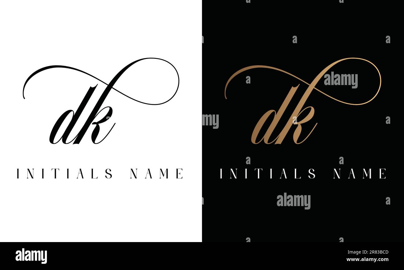 K monogram Stock Vector Images - Alamy