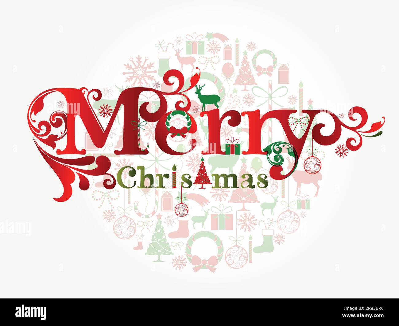 illustration drawing of Christmas background Stock Vector Image & Art ...