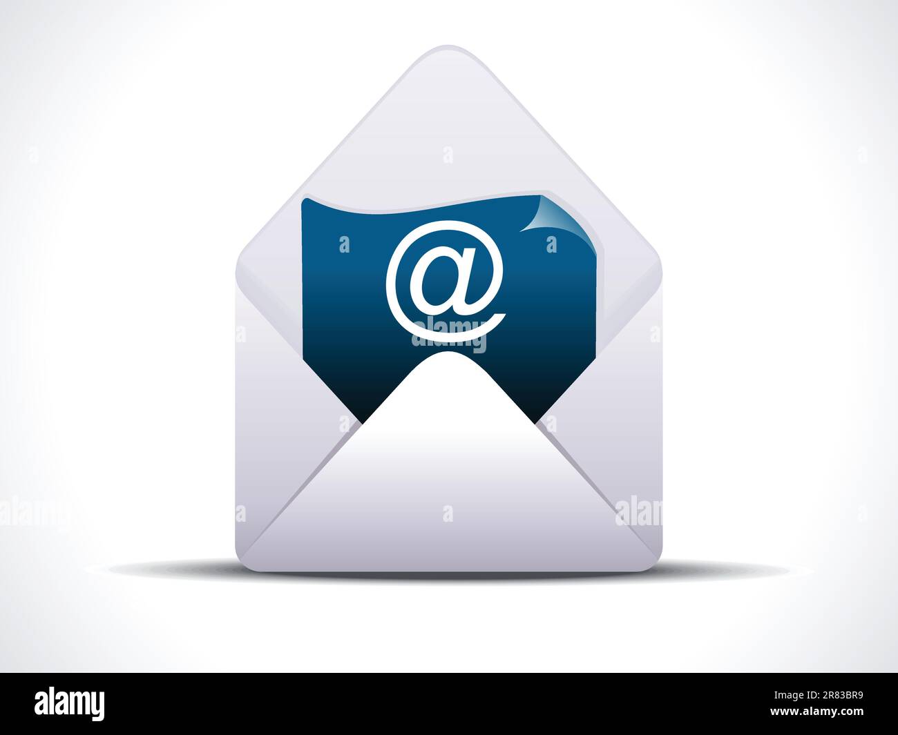 abstract detailed mail icon vector illustration Stock Vector Image ...