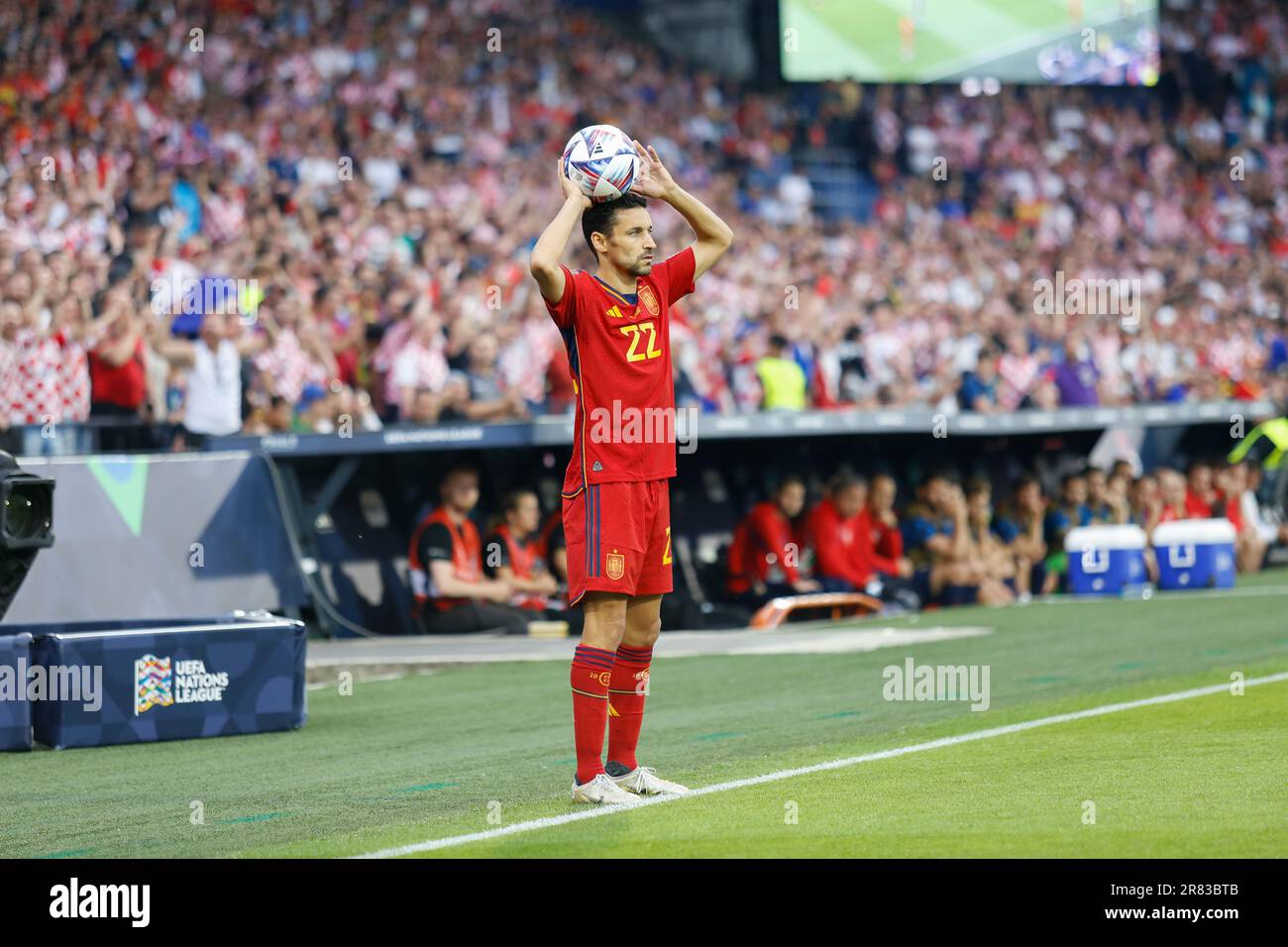 Rotterdam, Netherlands. 19th June, 2023. Jesús Navas seen in action ...