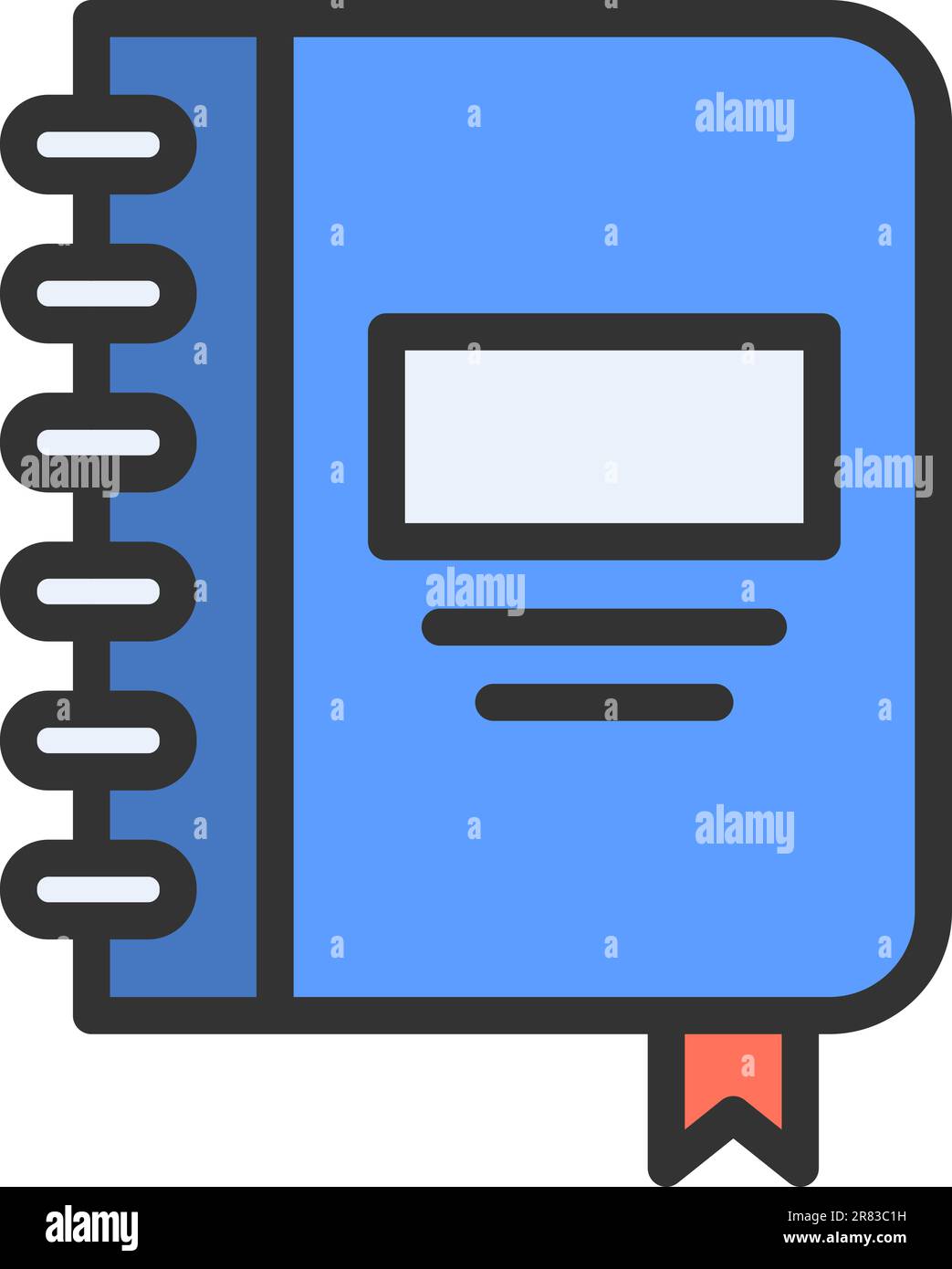 Notebook icon vector image Stock Vector Image & Art - Alamy