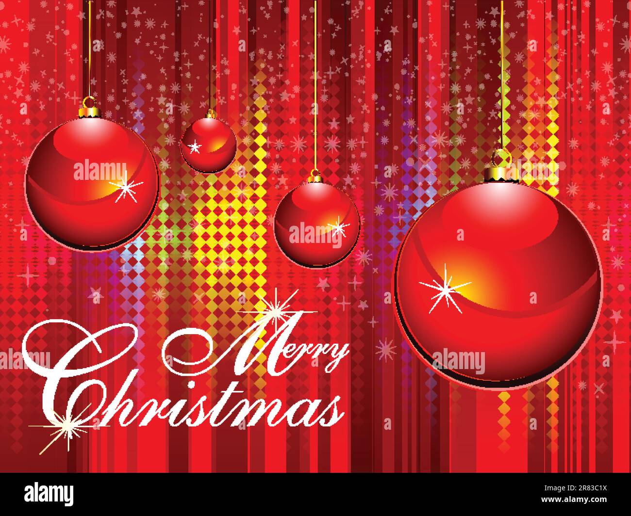 abstract colorful christmas background vector illustration Stock Vector ...