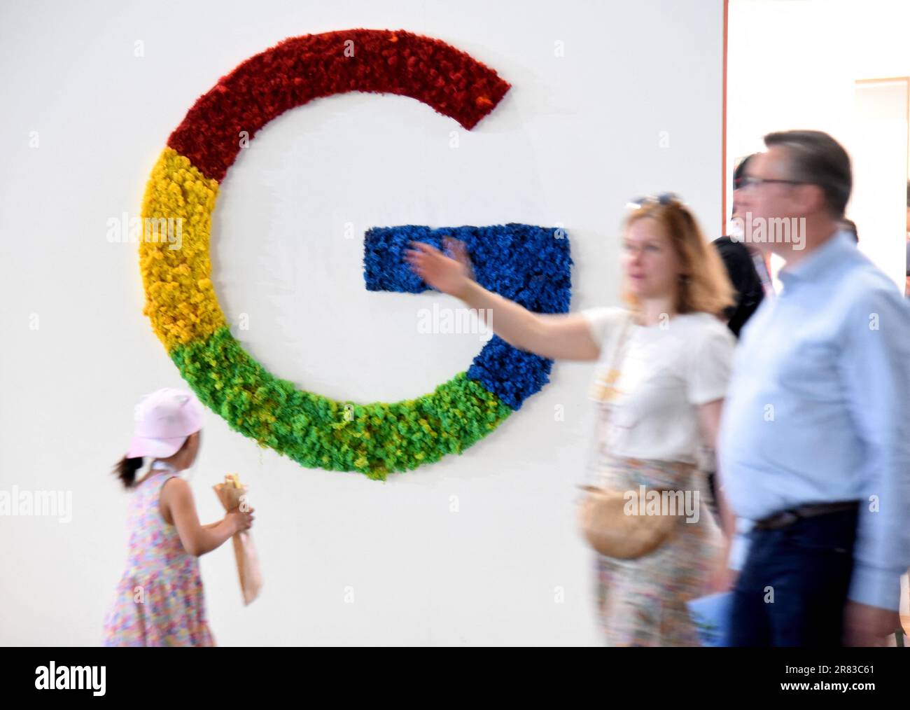 Google Logo during The Viva Technology Vivatech 2023 Fair in Paris ...