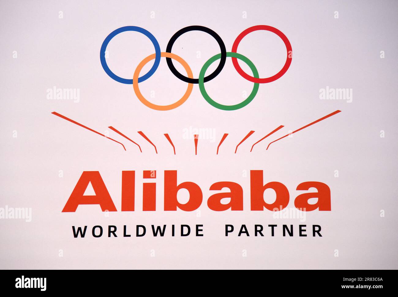 Alibaba Logo during The Viva Technology Vivatech 2023 Fair in Paris ...