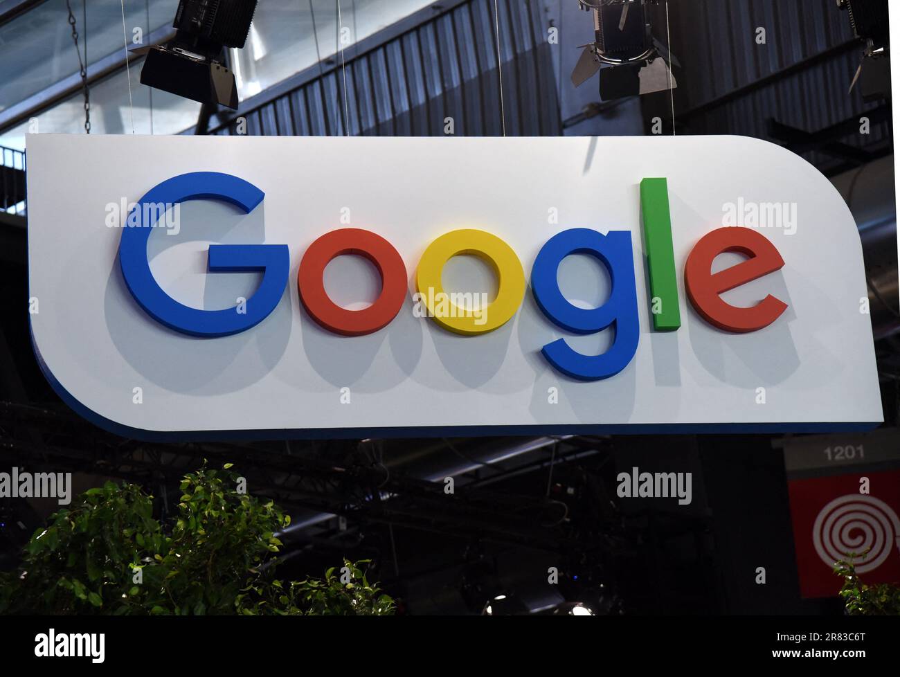 Google Logo during The Viva Technology Vivatech 2023 Fair in Paris ...