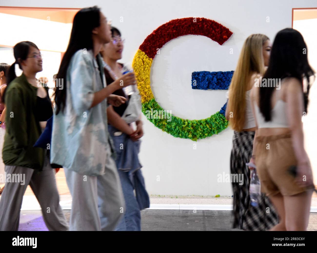 Google Logo during The Viva Technology Vivatech 2023 Fair in Paris ...