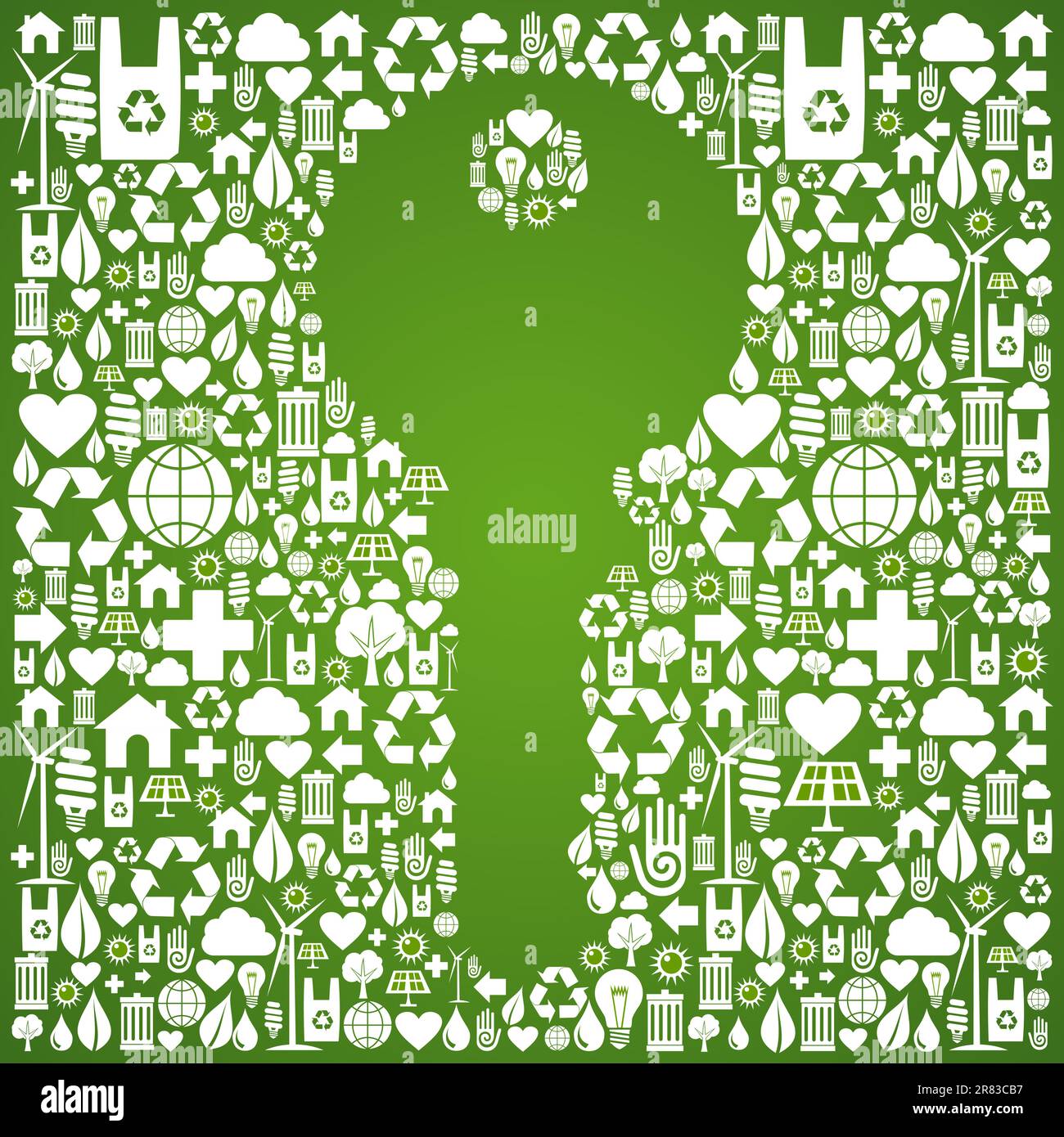 Green icons set in key symbol background. Vector file available Stock ...
