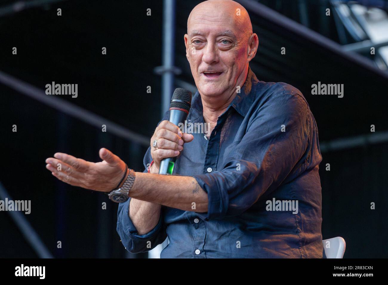 Bergamo, Italy. 18th June, 2023. Stefano Nazzi during Stefano Nazzi ...