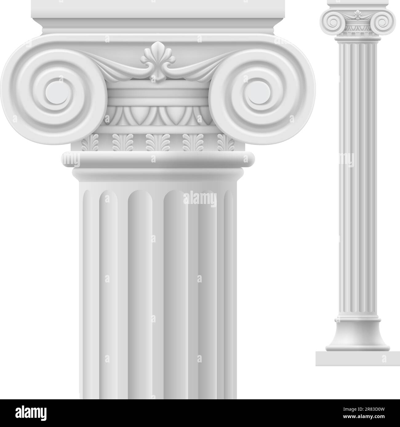 Roman column. Illustration on white background for design Stock Vector ...