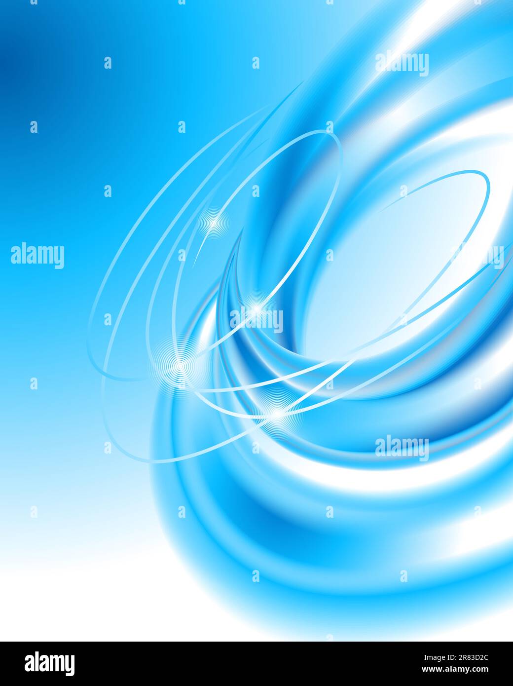 Abstract blue background (no mesh Stock Vector Image & Art - Alamy