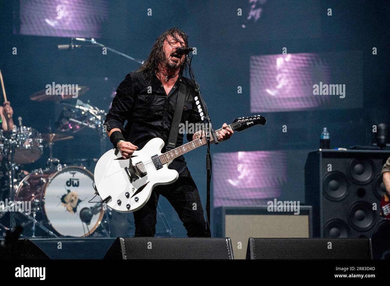 Dave Grohl of the Foo Fighters performs during the 2023 Bonnaroo Music ...