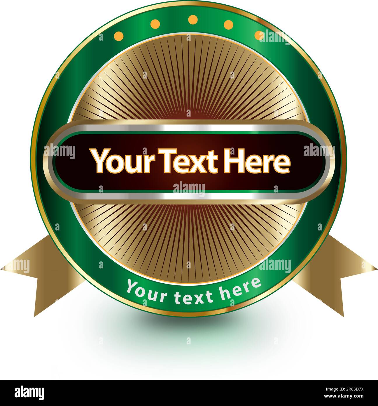 Gold medal/label for multipurpose use in design, layout etc Stock ...