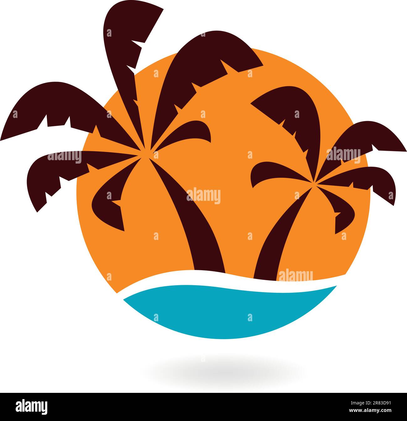 Beach shore clean Stock Vector Images - Alamy