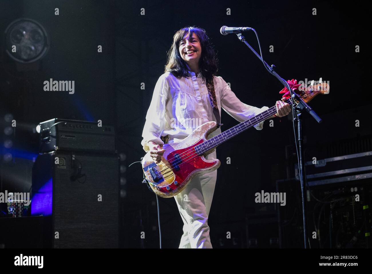 Paz Lenchantin of the Pixies performs during the 2023 Bonnaroo Music ...