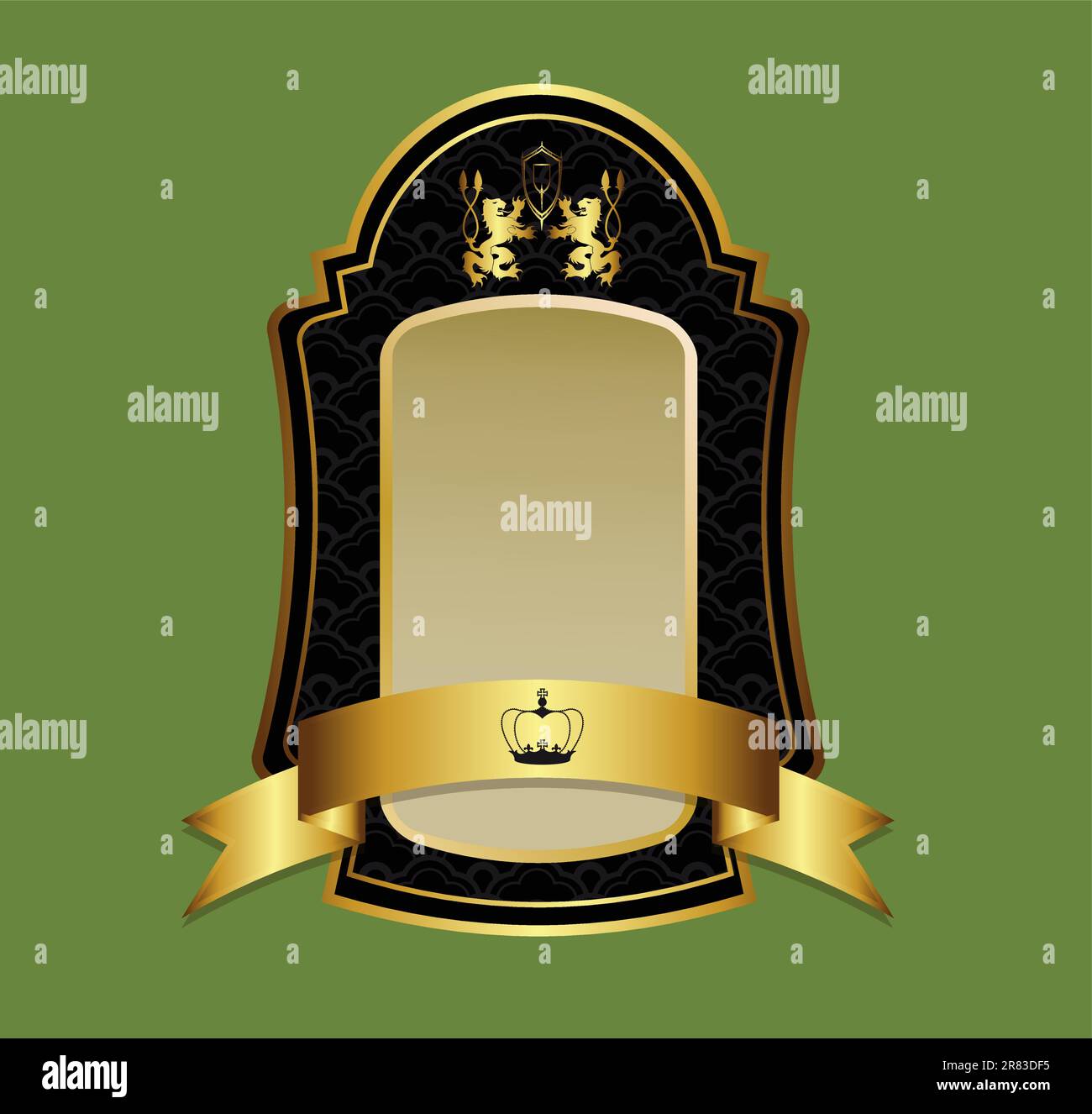 Dark colored luxurious label vector for multipurpose use Stock Vector ...