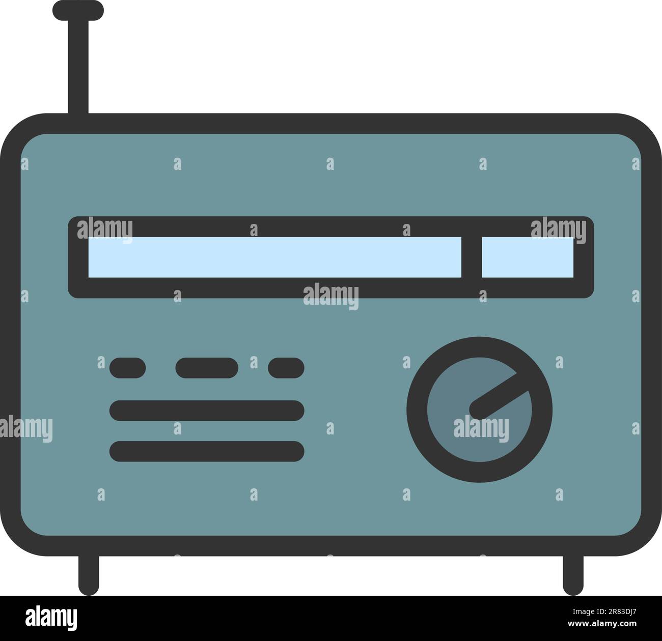 Radio icon vector image Stock Vector Image & Art - Alamy