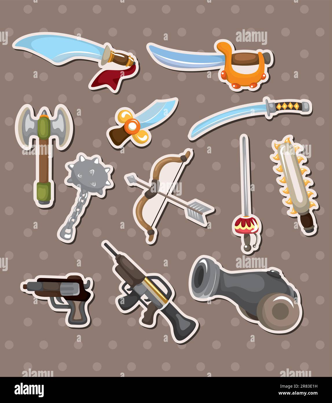 Combat hammer Stock Vector Images - Alamy