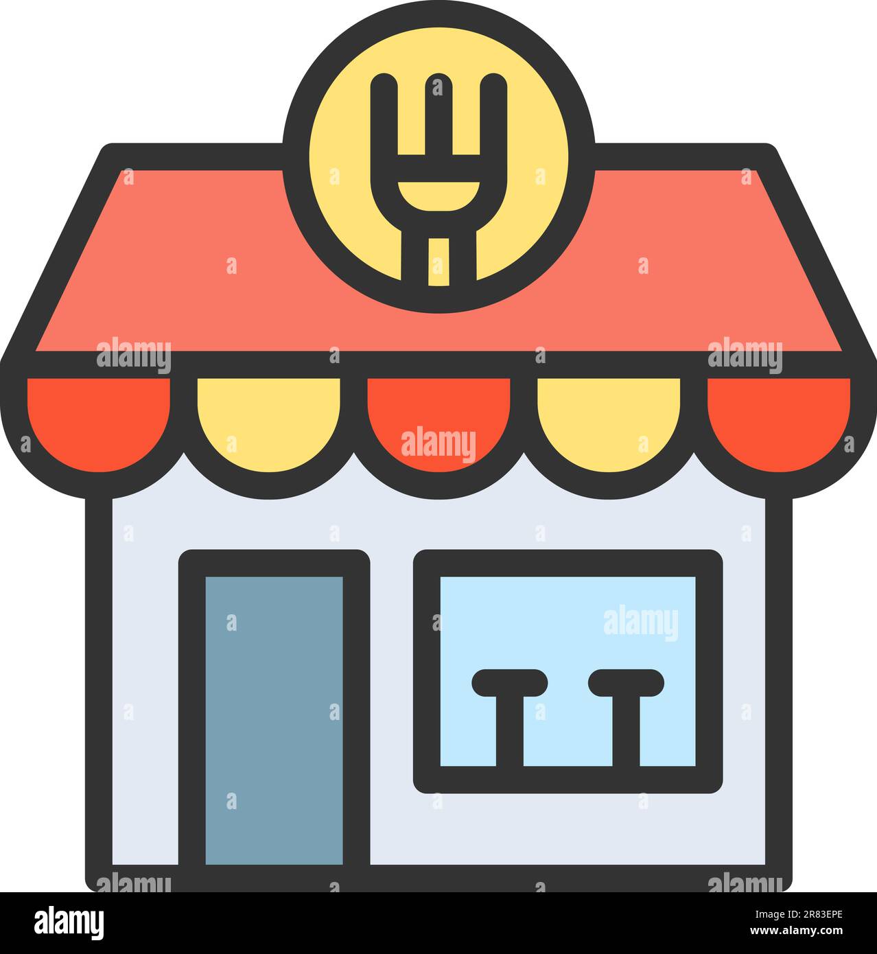 Restaurant icon vector image Stock Vector Image & Art - Alamy
