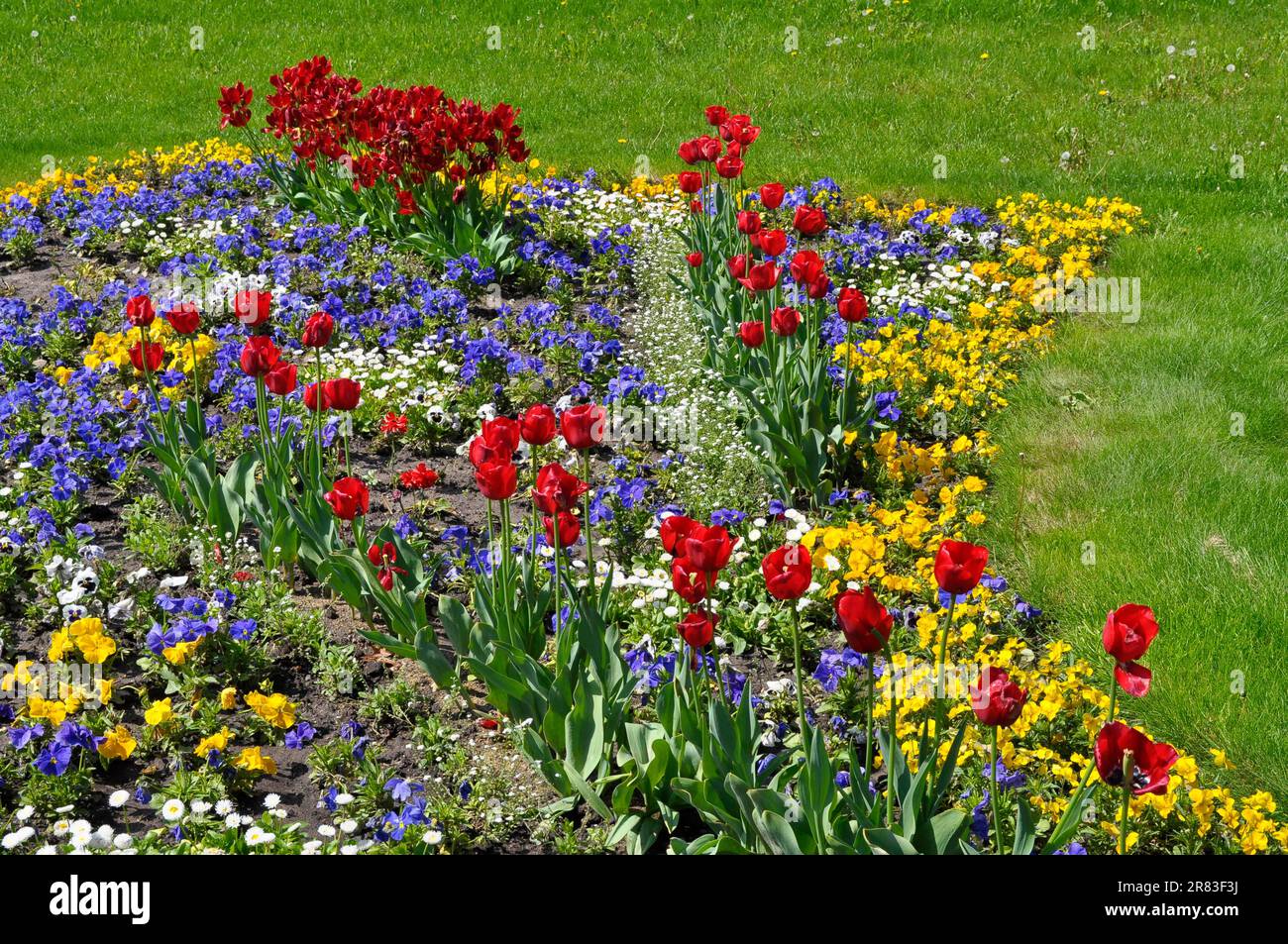 Federal Garden Show grounds Magdeburg, large Cracauer Anger, spring ...