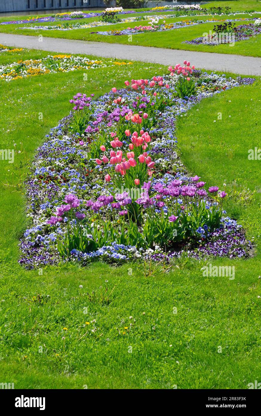 Federal Garden Show grounds Magdeburg, large Cracauer Anger, spring ...