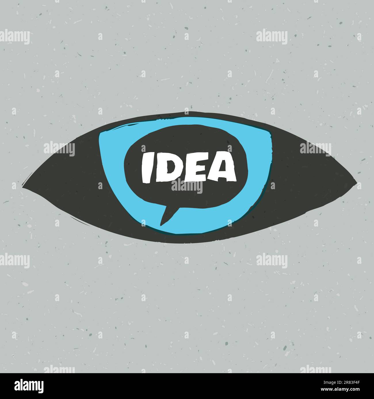 Vision word eye Stock Vector Images - Alamy
