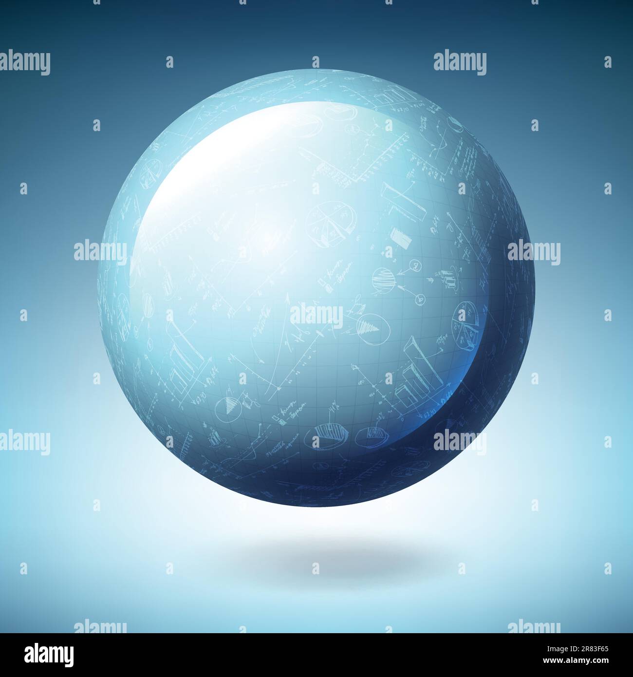 Earth globe graphs Stock Vector Images - Alamy