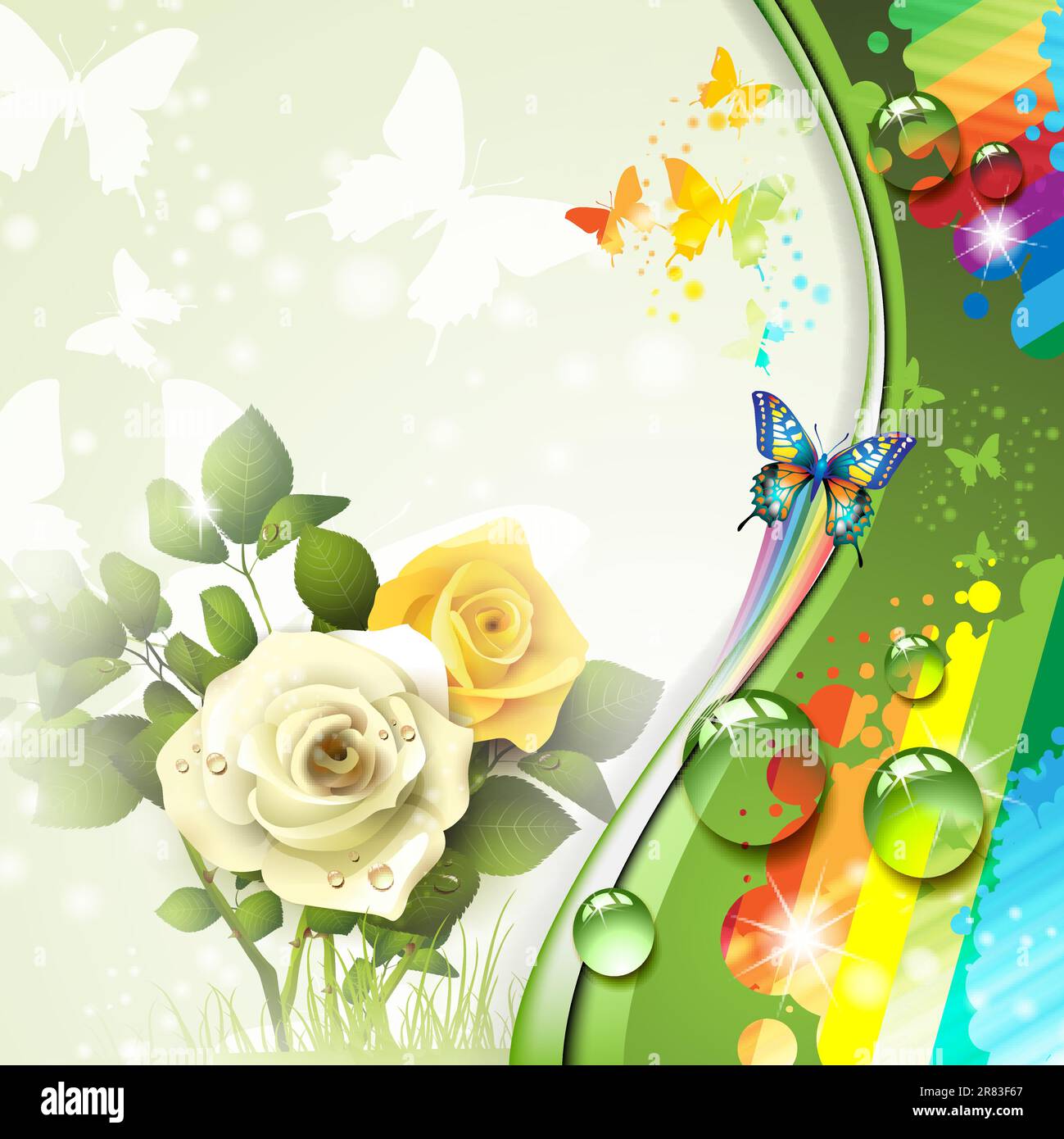 Rose blend Stock Vector Images - Alamy