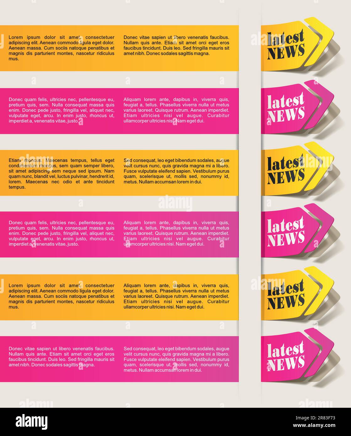 Latest news sticker sign Stock Vector Images - Alamy