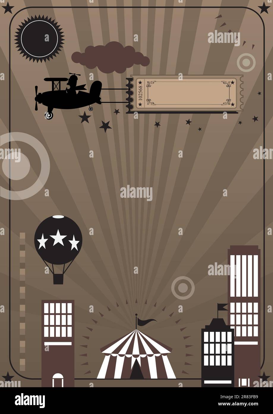 A design circus background for a poster Stock Vector Image & Art - Alamy