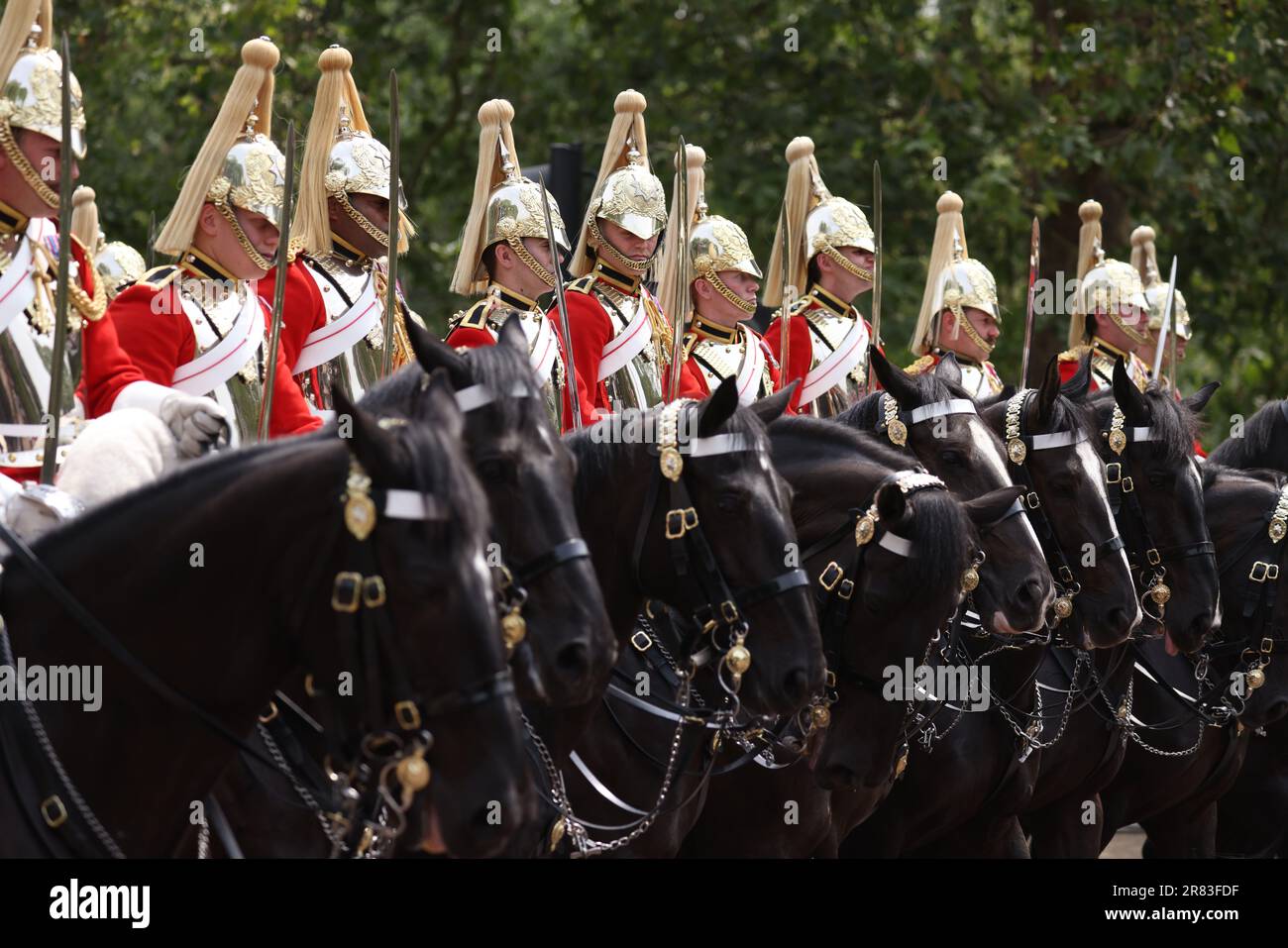 Raf regiment guards of buckingham palace hi-res stock photography and ...