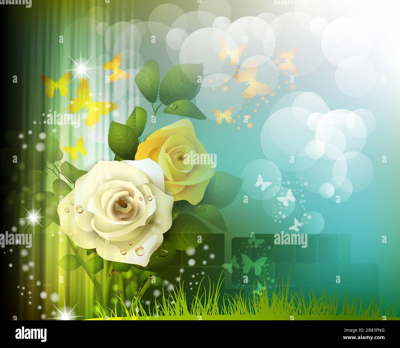 Rose blend Stock Vector Images - Alamy