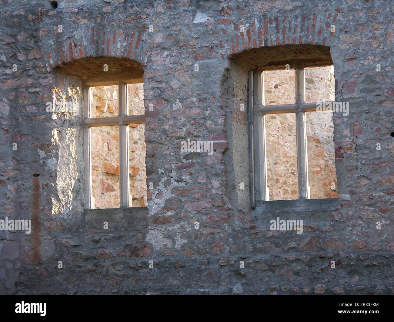 Ruins window, Auerbach Castle, Auerbach Castle, Auerbach Castle Stock ...