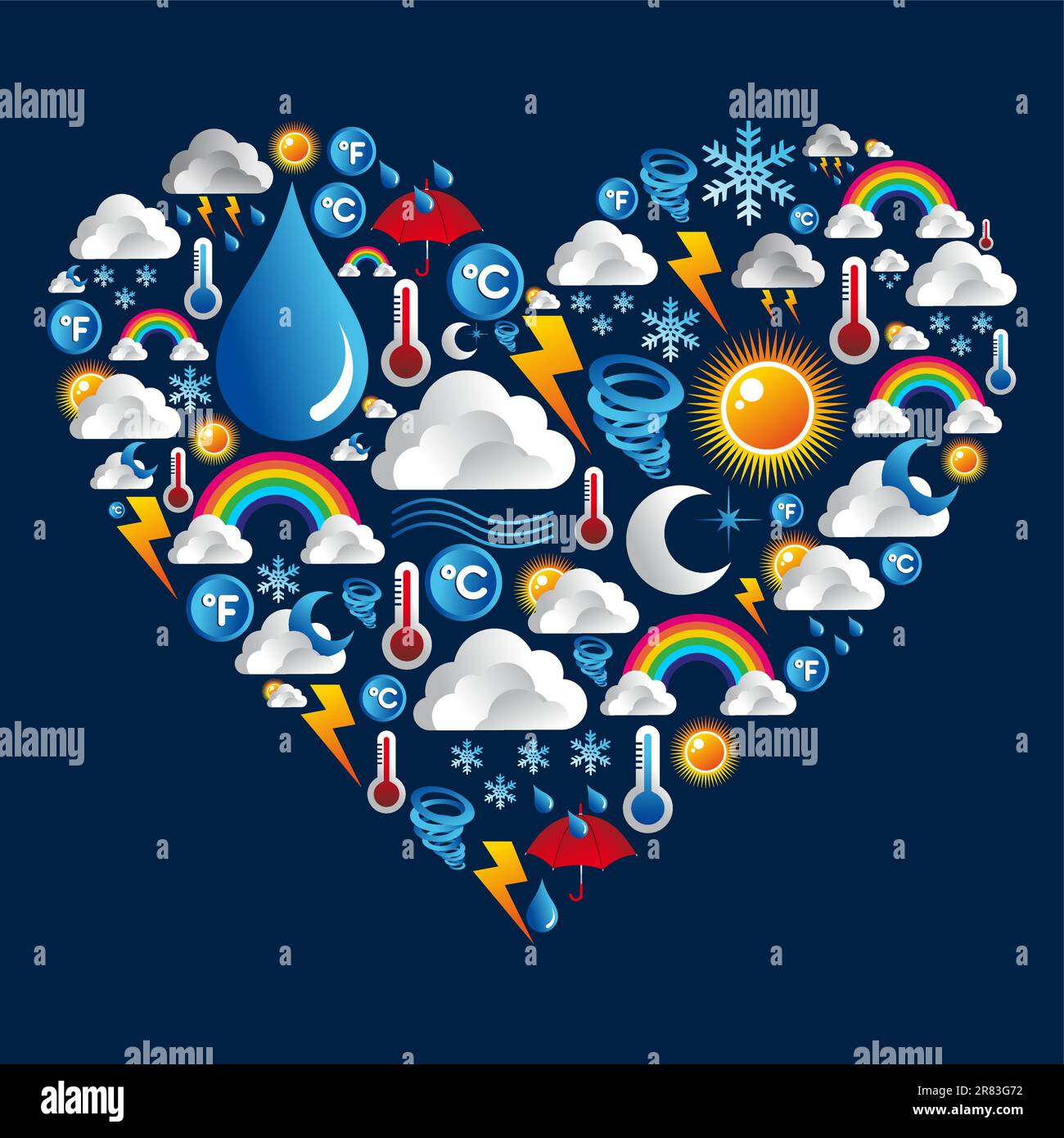 Overcast love Stock Vector Images - Alamy