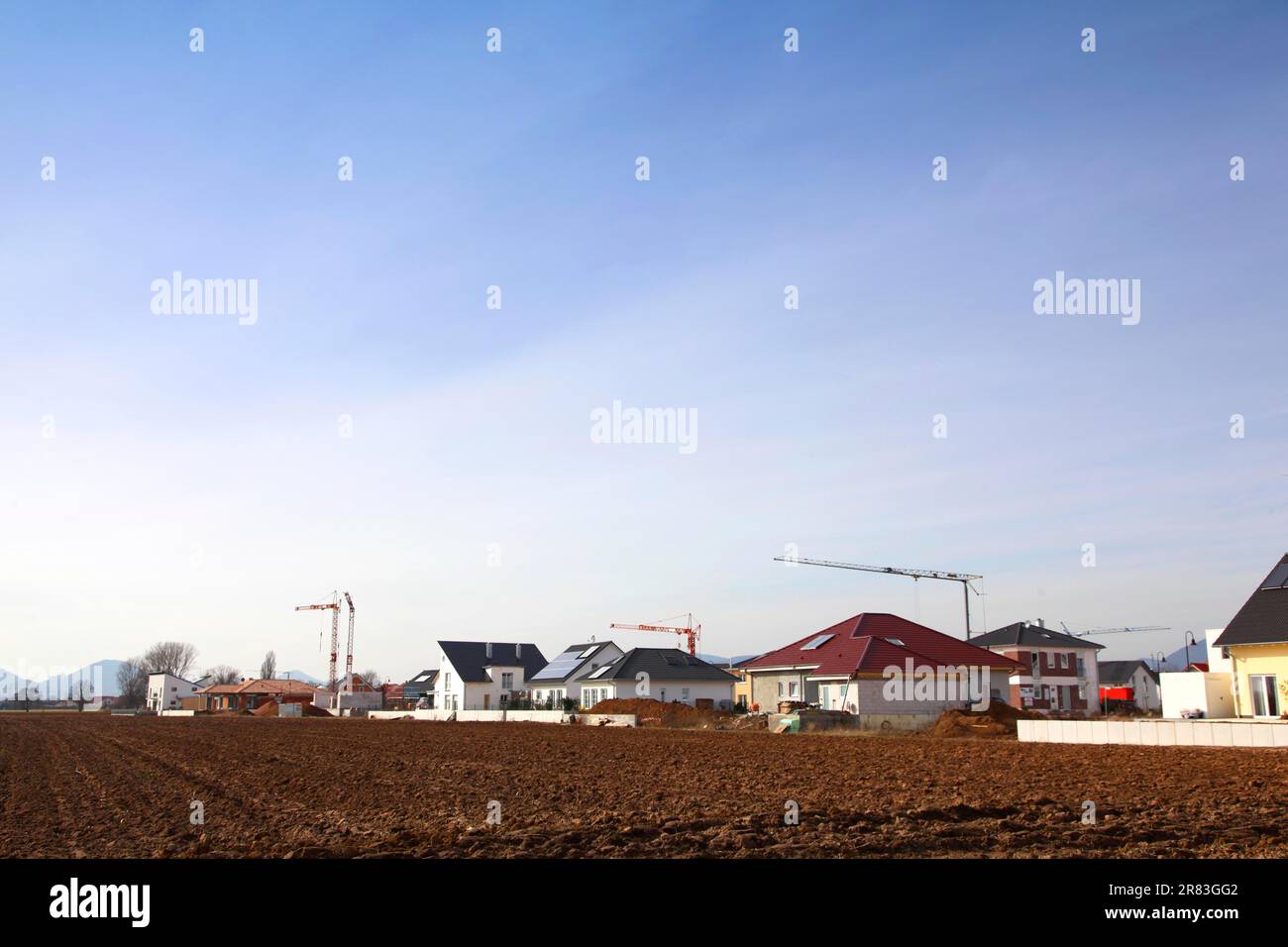New development area Stock Photo - Alamy