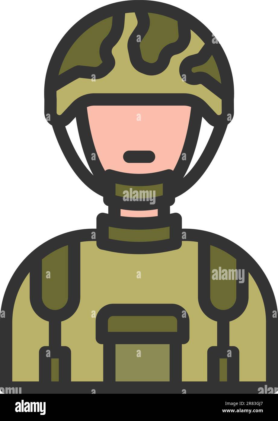 Soldier icon vector image Stock Vector Image & Art - Alamy