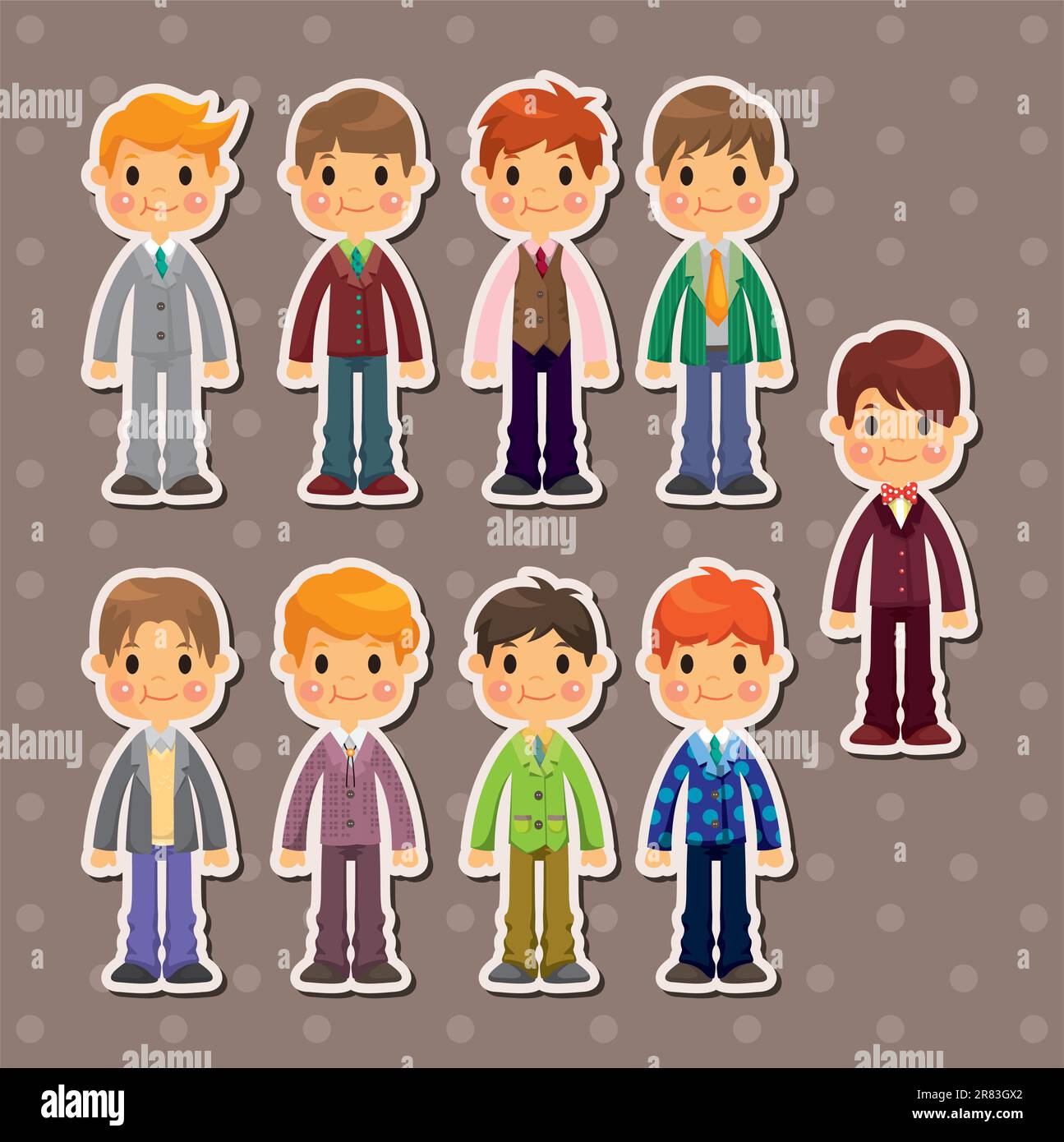 office worker stickers Stock Vector Image & Art - Alamy