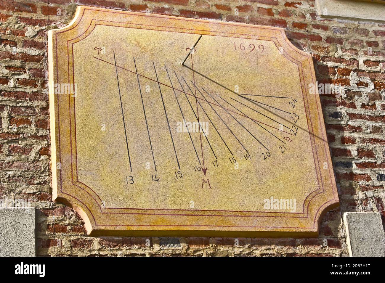 Traditional Italian sundial, a good symbol of anything related to time ...