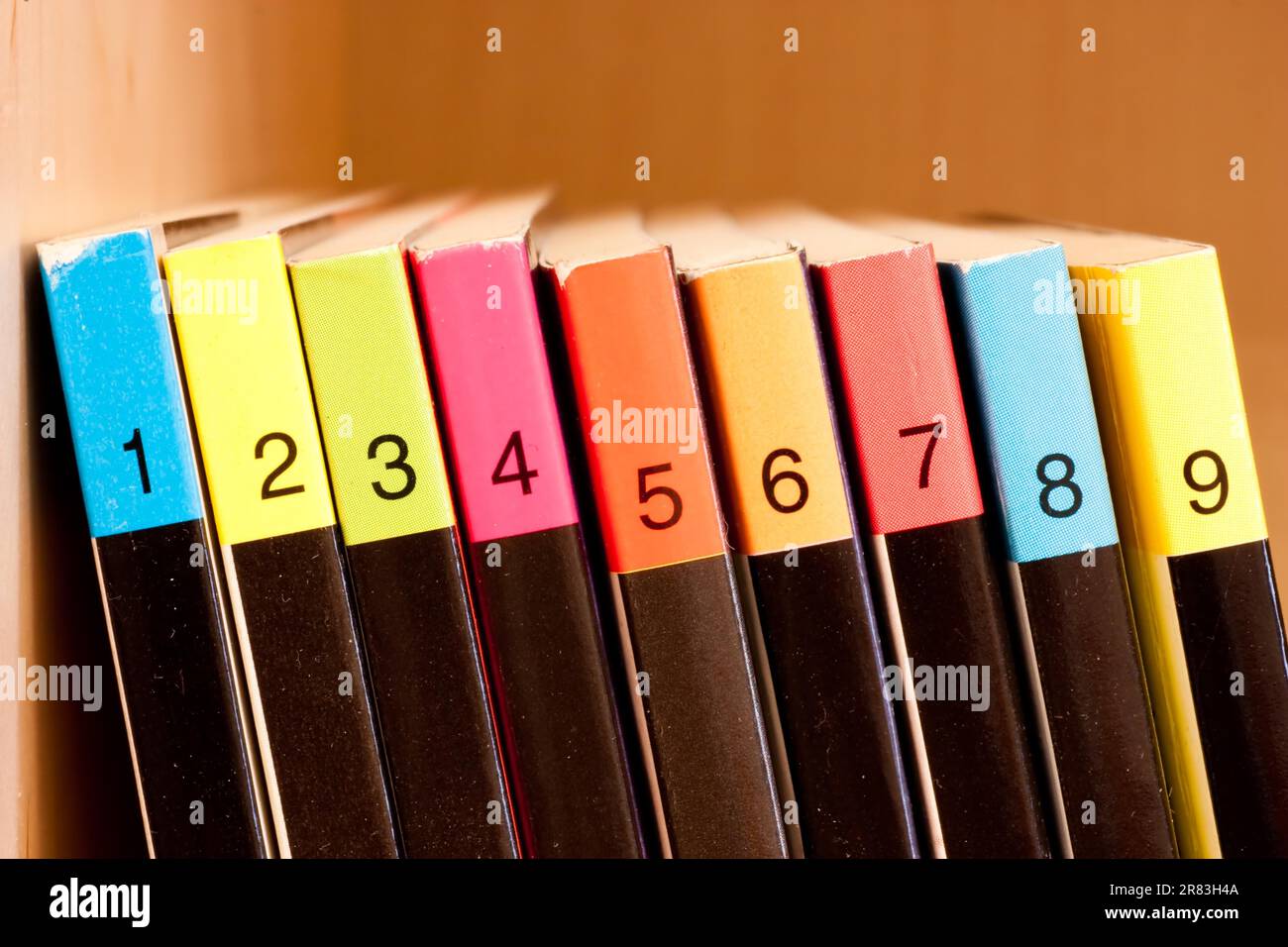 Numbers on colored background, part of a comics collection Stock Photo ...