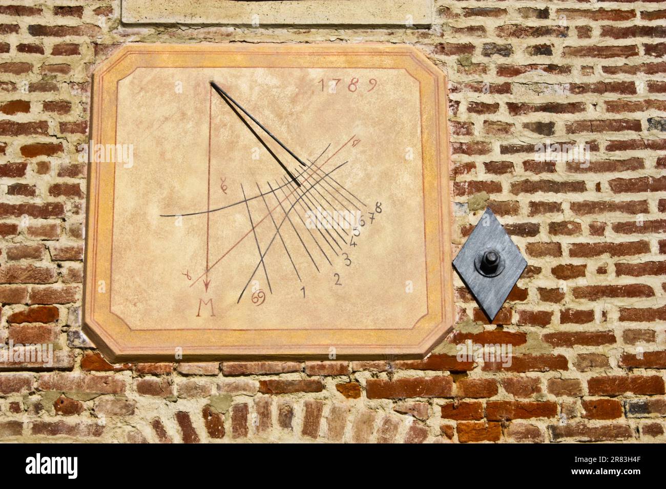 Traditional Italian sundial, a good symbol of anything related to time ...
