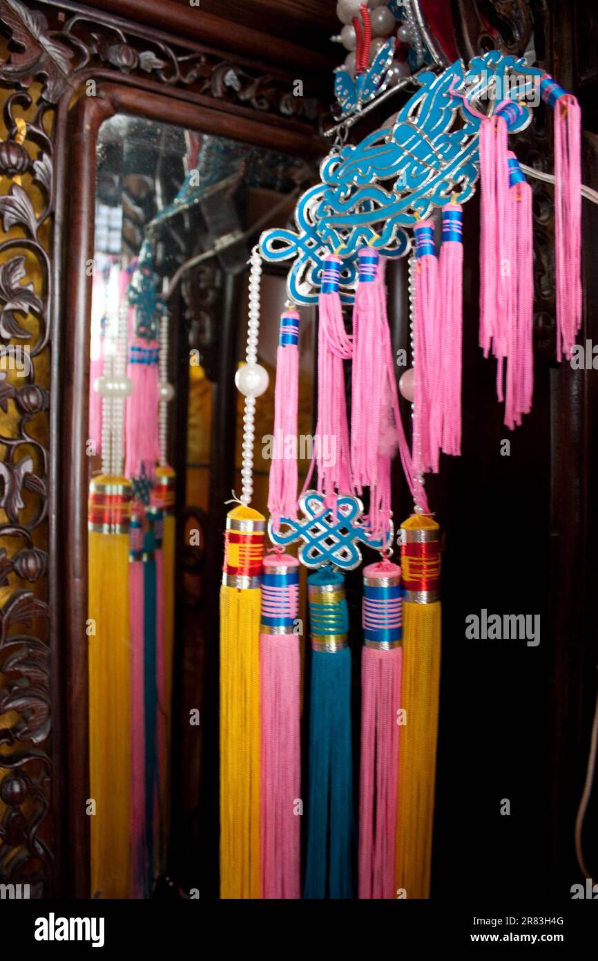 Detail of a courtyard house in Beijing, Qing dinasty. Every single ...