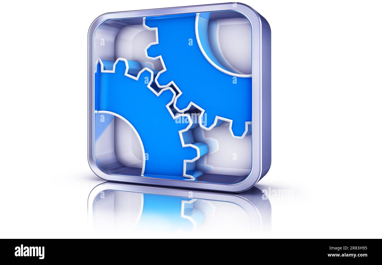3D illustration of a settings concept Stock Photo - Alamy