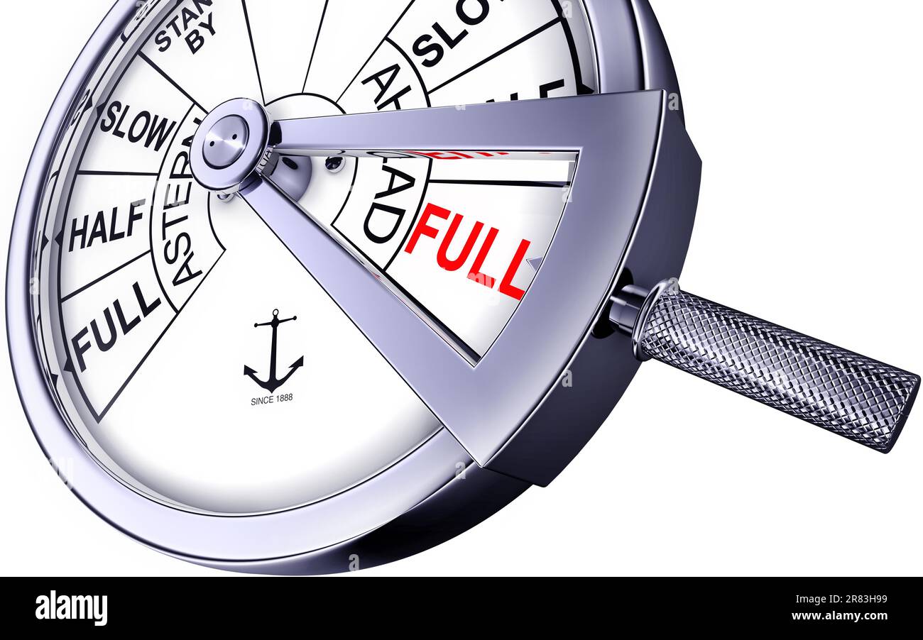 high resolution 3D rendering of a full power concept Stock Photo - Alamy