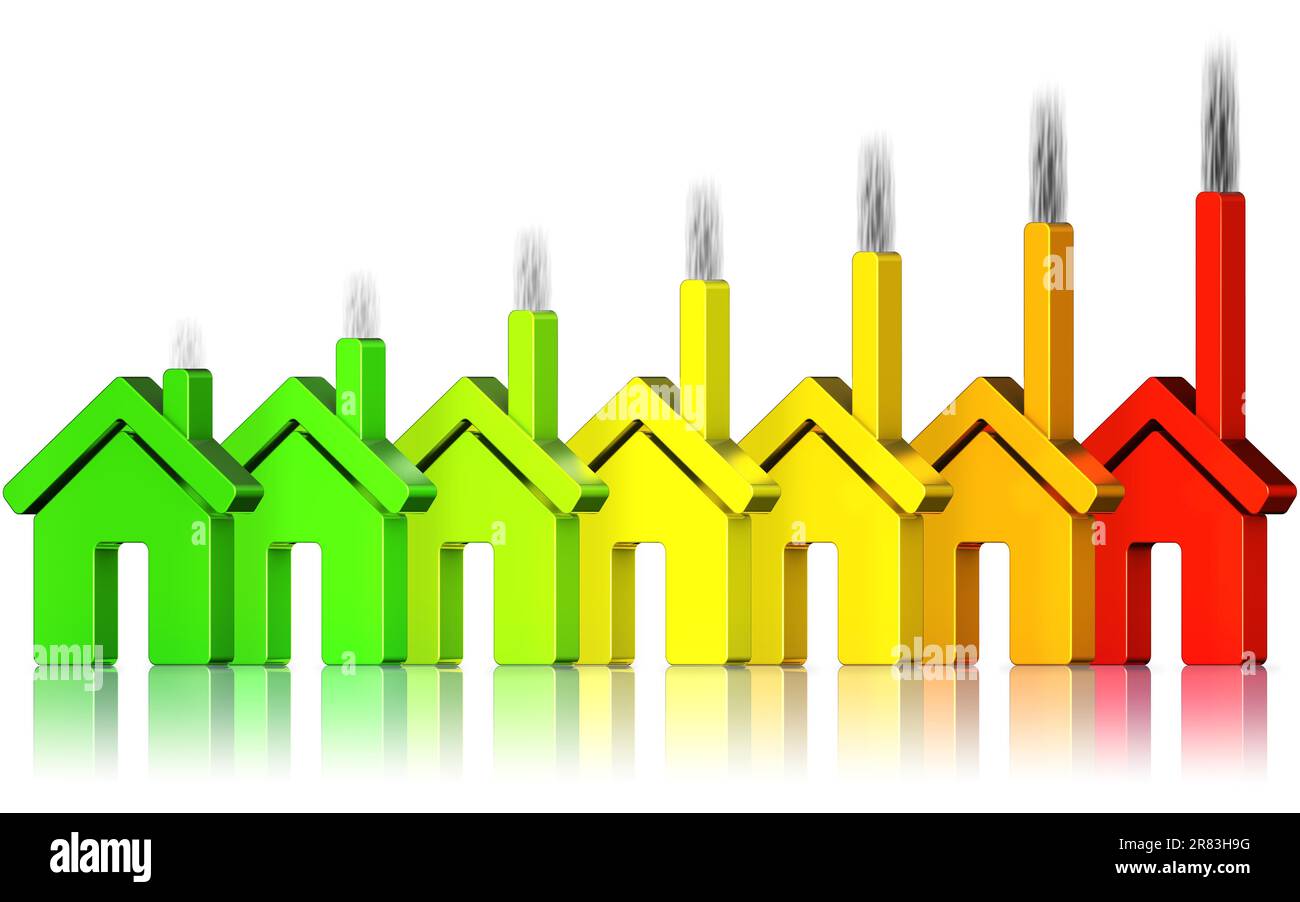 high resolution rendering of a energy use concept Stock Photo - Alamy