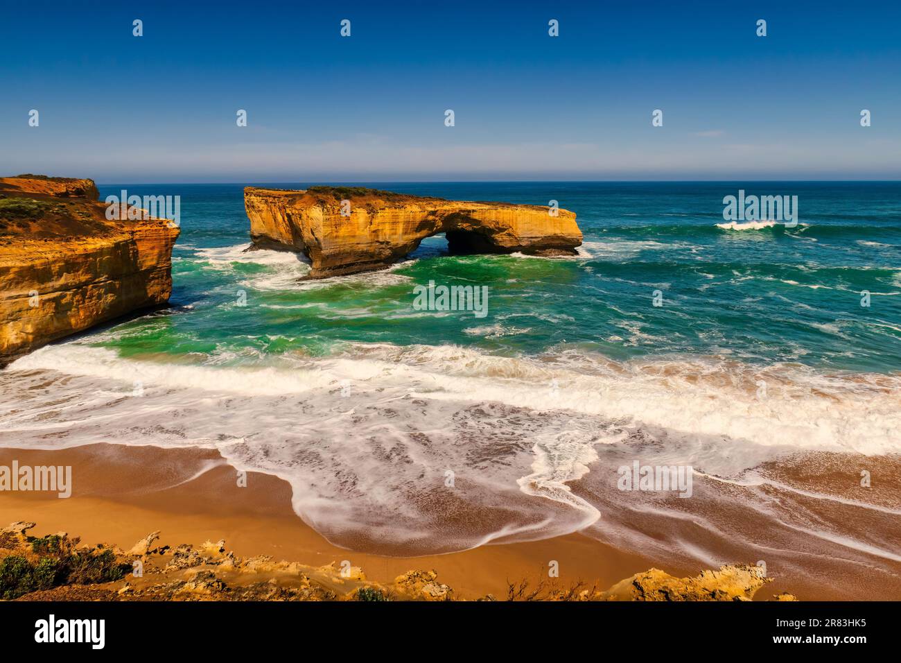 Australia Gold Coast Cliff Sea Clear Stock Photo - Alamy