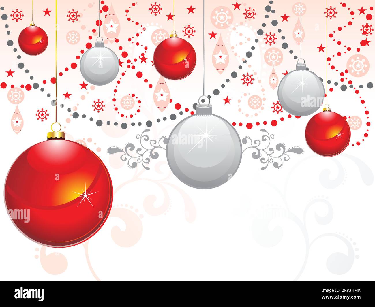abstract shiny christmas wallpaper vector illustration Stock Vector ...