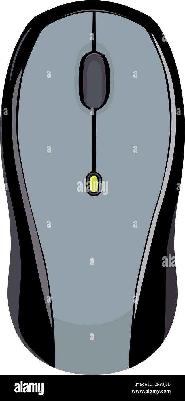 Color computer mouse isolated on white background Stock Vector Image ...