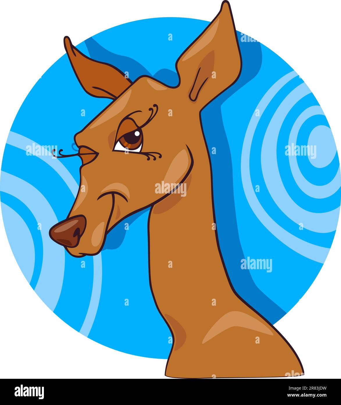 Female character illustration Stock Vector Images - Alamy