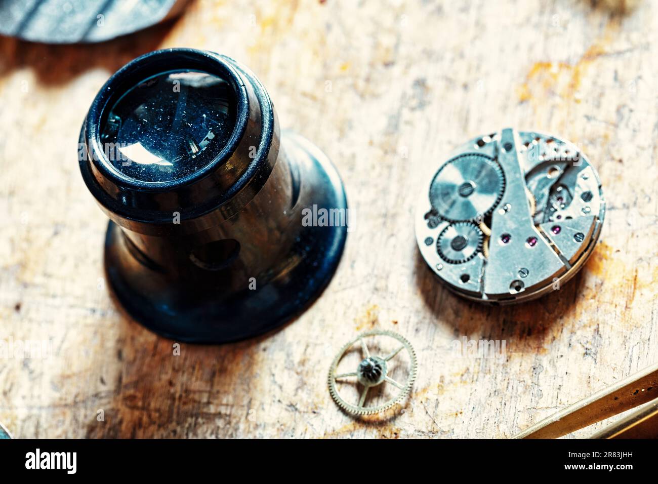 Artful fusion of mechanics and aesthetics on an artisan's table ...