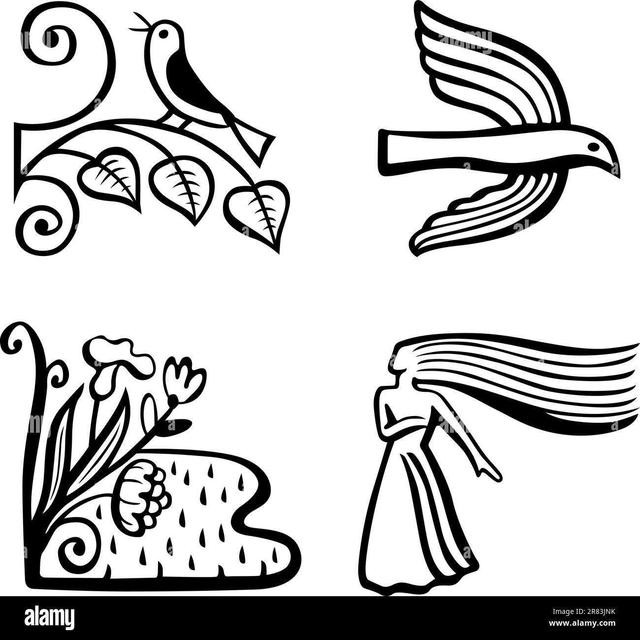 Design elements on white background Stock Vector Image & Art - Alamy