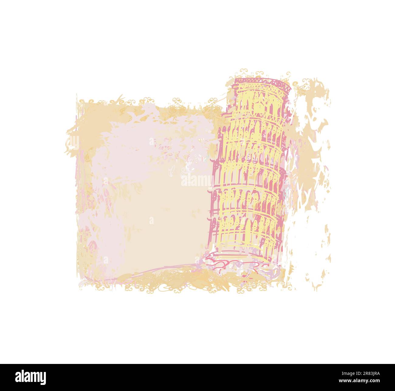 Italy travel grunge card Stock Vector Images - Alamy